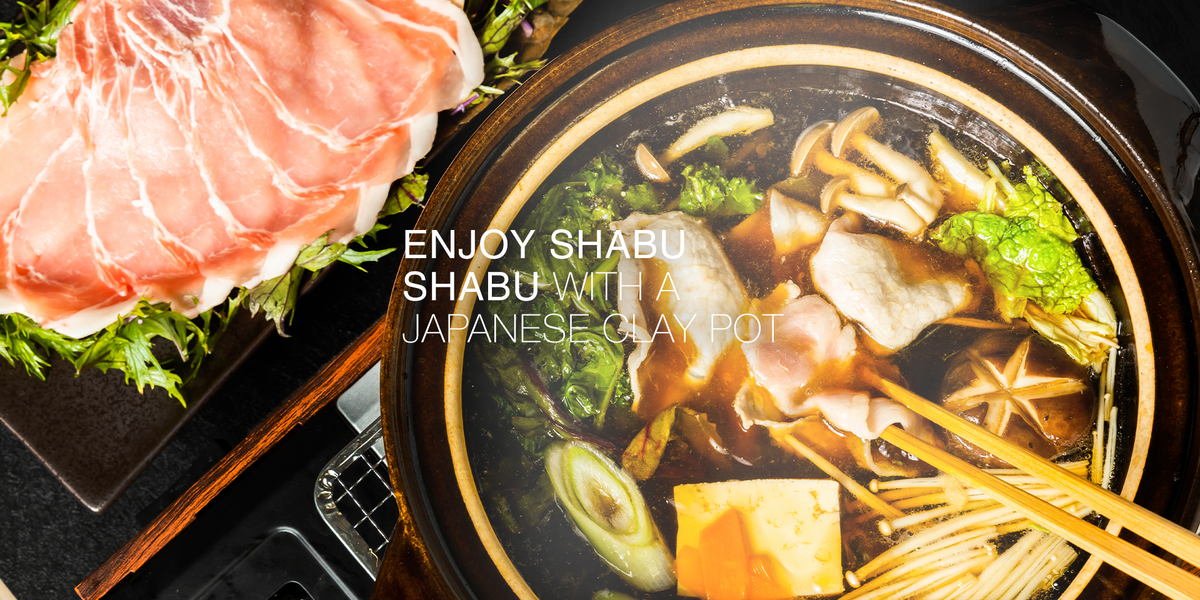 Recipe: Shabu Shabu (Japanese Hot Pot) using Donabe Japanese Clay Pot ...