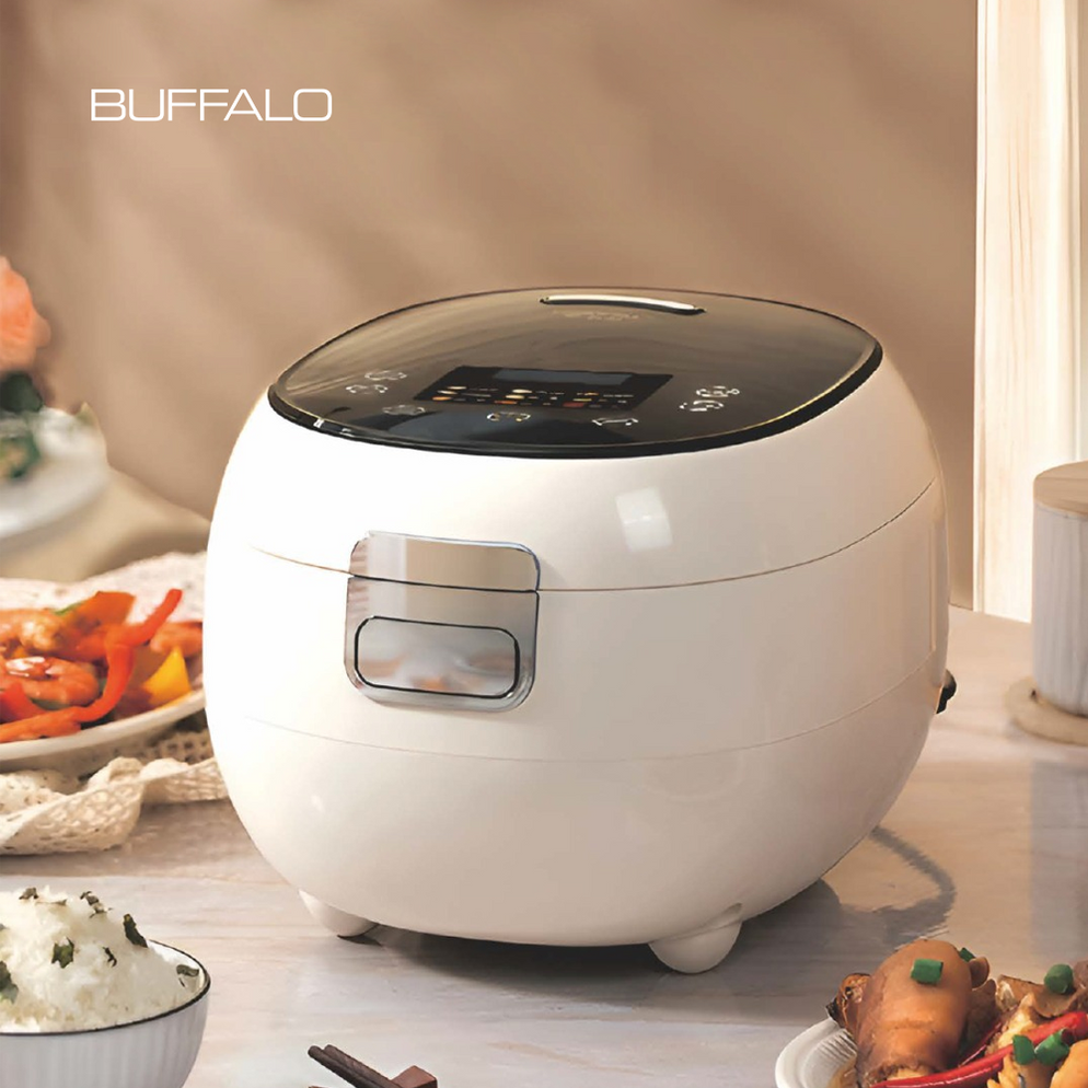 Buffalo Stainless Steel Inner Pot Rice Cooker – 5 Cup | Free Shipping ...