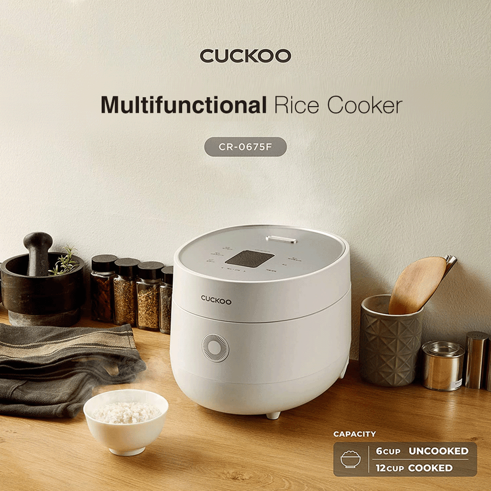 Cuckoo Multifunctional Rice Cooker 6 cups CR-0675F | AfterPay & ZipPay — My Cookware Australia®