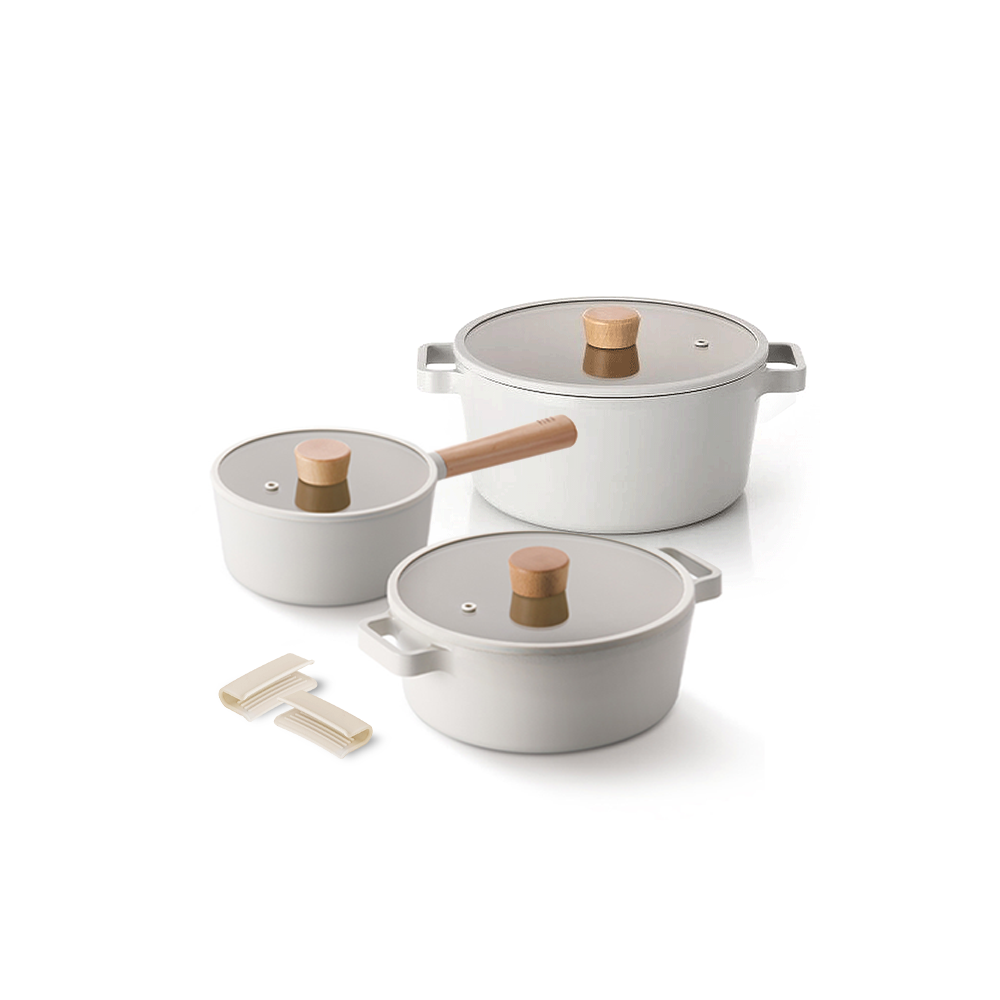 Neoflam Fika 6-Piece Ceramic Nonstick Induction Pot Set — My Cookware ...