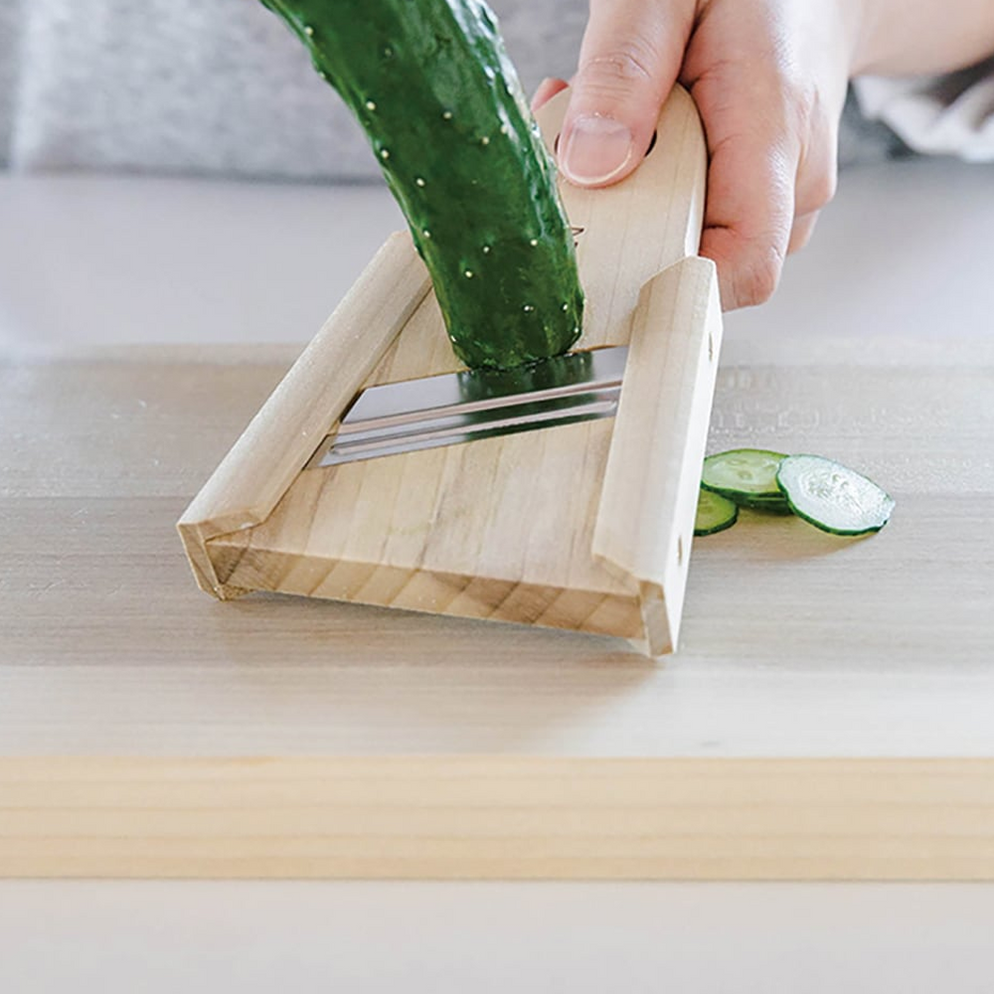 Oyanagi Japanese Mini Wood Mandoline Slicer