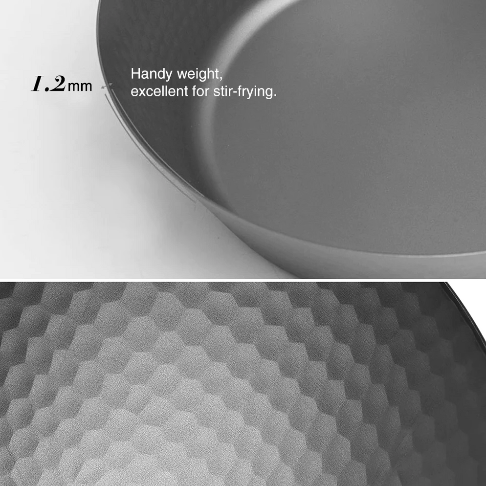 Pearl Life Hammered Style Nitrided Carbon Steel Induction Wok - 30cm ...