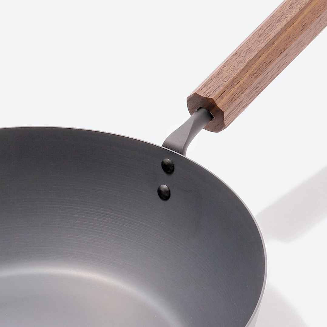 Tanabe Kanagu Nitrided Carbon Steel Induction Wok - 26cm