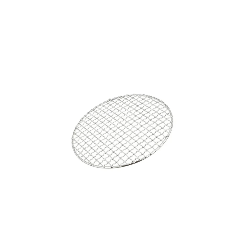 Reusable Round Konro Grill / Hibachi Grill Mesh 15cm
