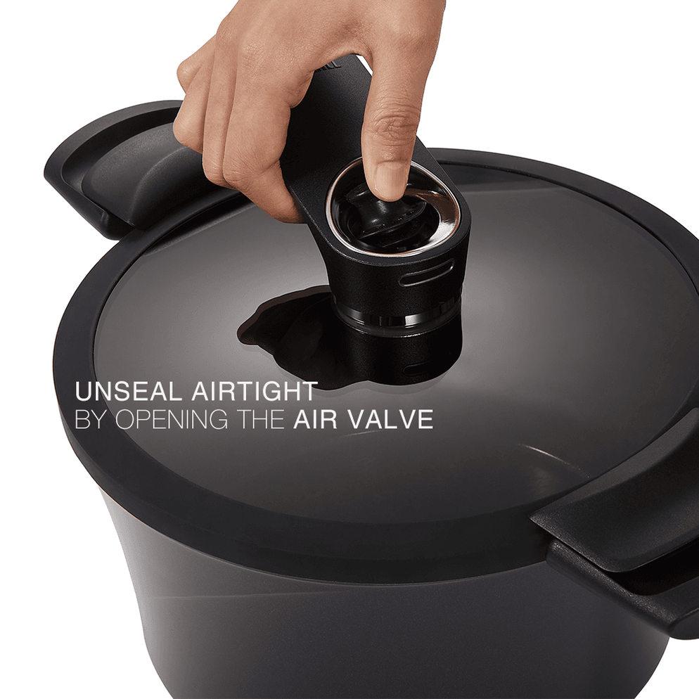 Happycall Zin Ceramic Nonstick Induction Vacuum Pot with Lid - 20cm (2