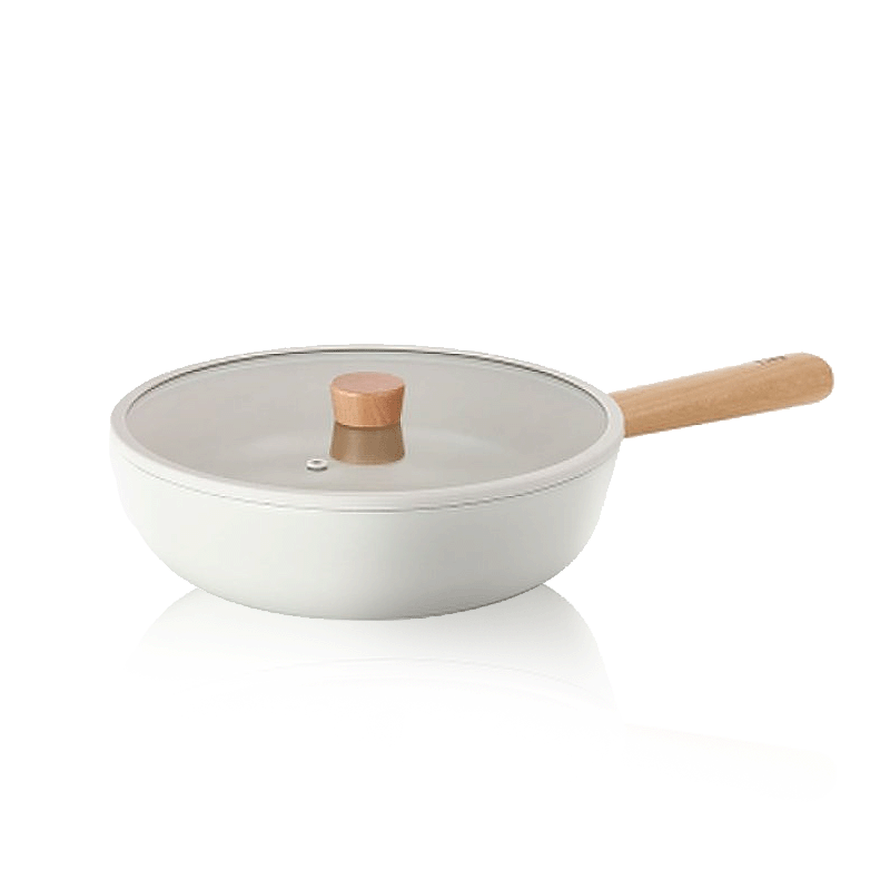 Neoflam Fika Ceramic Nonstick Induction Wok with Lid - 30cm — My ...